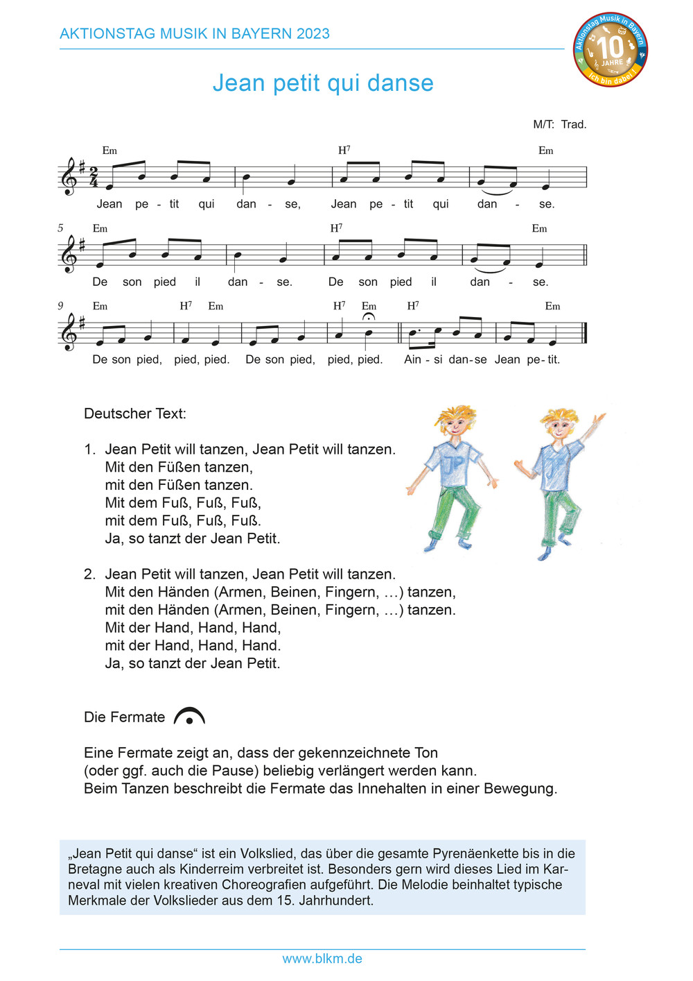 m t trad jean petit qui danse broschüre s 41 tanzvorschlag ...