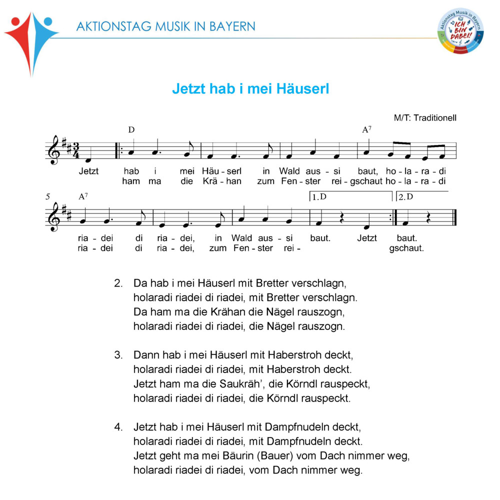 m t traditionell jetzt hab i mei häuserl lied und gestaltungsanregungen landler tanzen ...